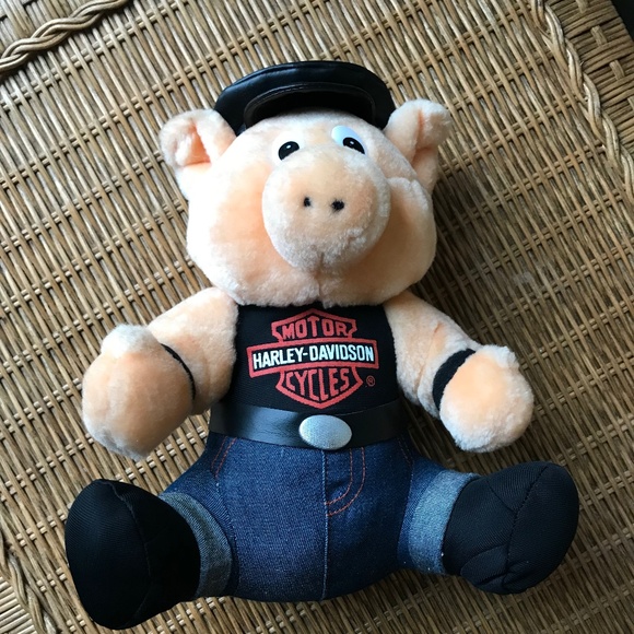 Harley-Davidson | Toys | Nwot Harley Davidson Hog Stuffed Animal Pig ...